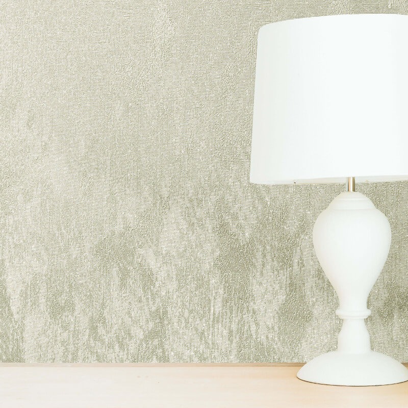 Ivory Metallic Wallpaper - Crown Alexis Texture Metallic Wallpaper